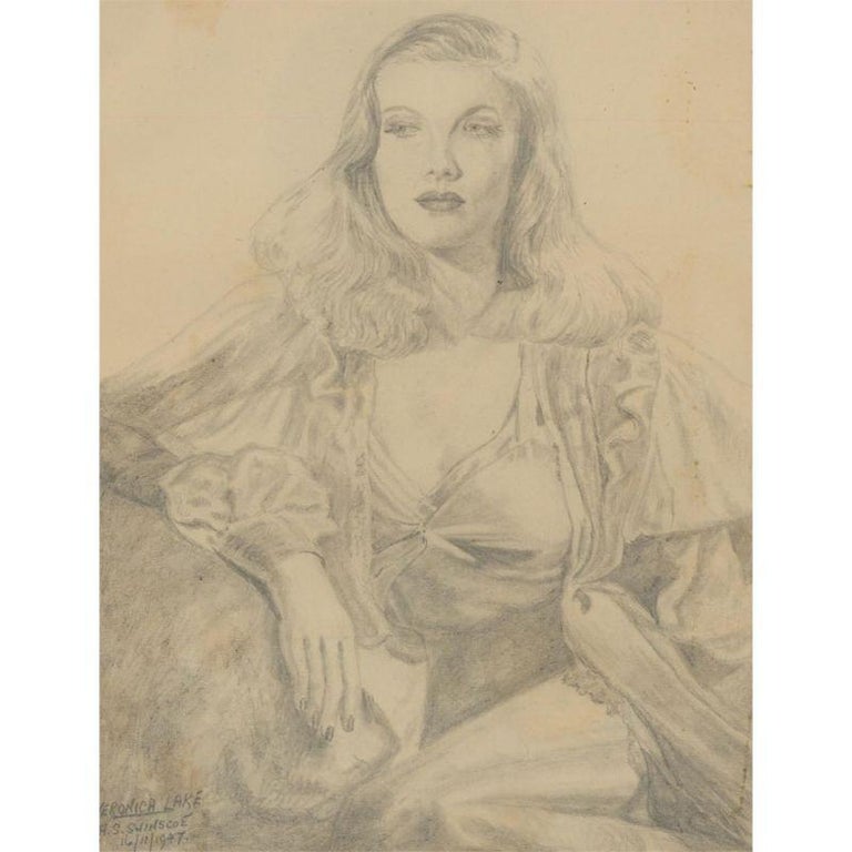 H.E. Swinscoe - H.E. Swinscoe - 1947 Sketchbook, Hollywood Stars For ...