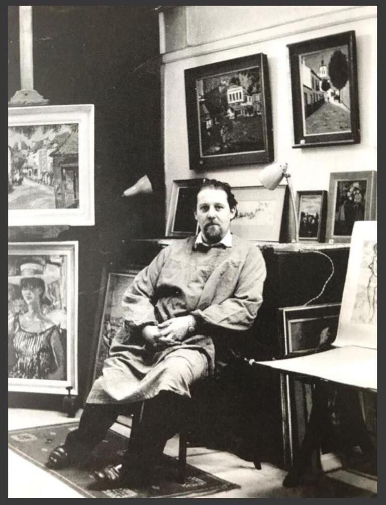 Peter Collins ARCA - Peter Collins ARCA - 1977 Pastel, Self Portrait of ...