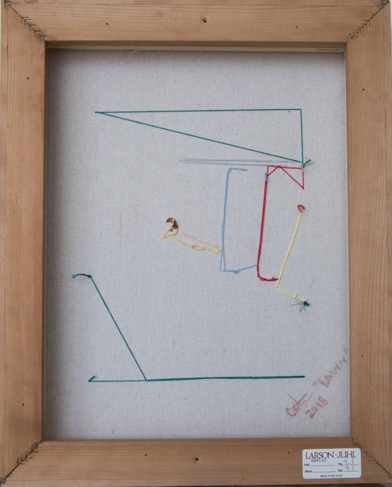 Casey Waterman - Lawn, Hand Stitched Canvas, Cherrywood Frame For Sale ...