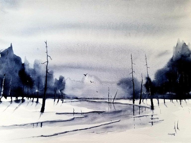 Jim Lagasse - Surreal, Painting, Watercolor on Watercolor Paper For ...