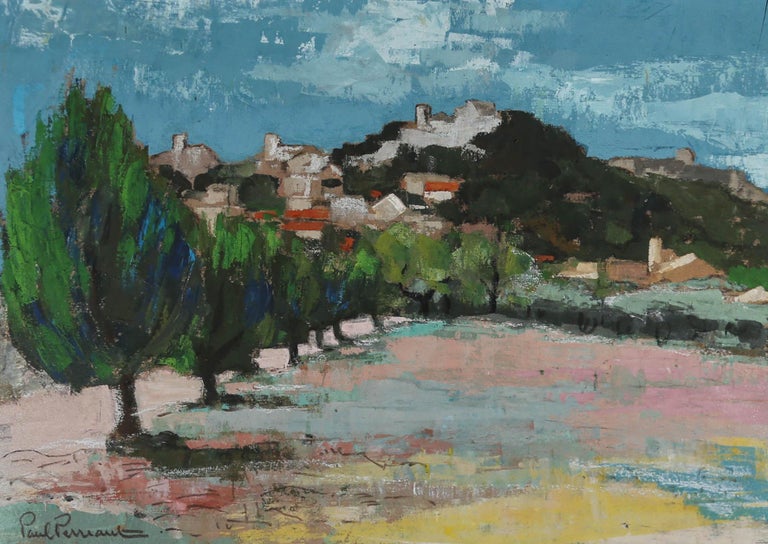 Paul Perreaut - Paul Perreaut (1908-1979) - Mid 20th Century Gouache ...