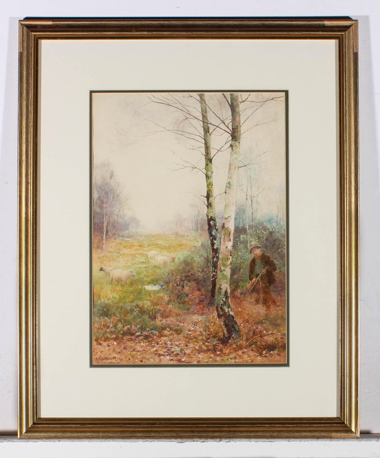Benjamin D Sigmund - Benjamin D Sigmund (1857-1947) - 1898 Watercolour ...