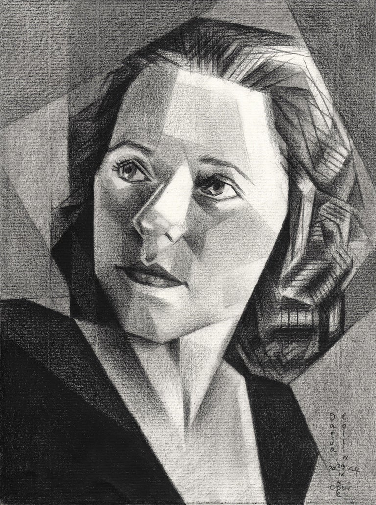 Corne Akkers - Darja Collin - 29-09-22, Drawing, Pencil/Colored Pencil ...