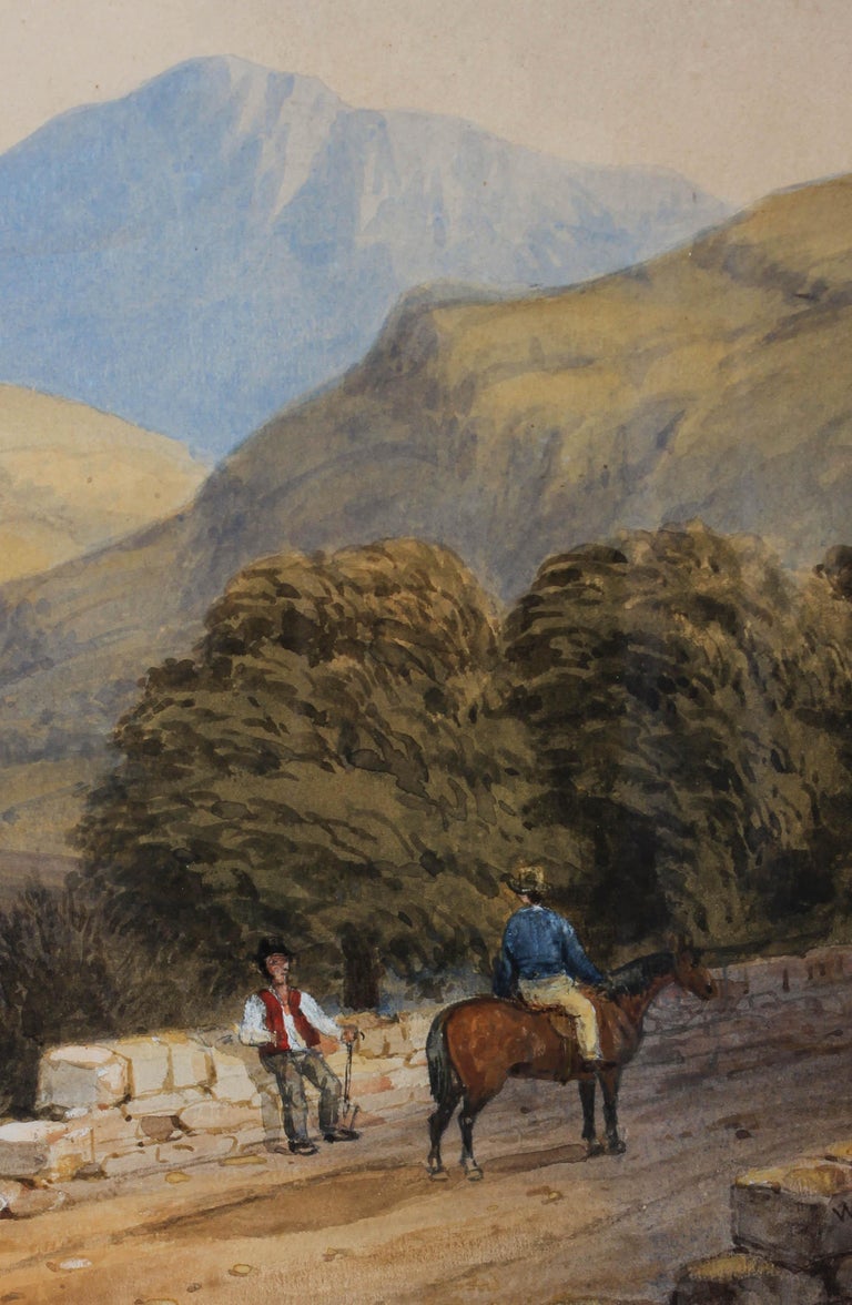 W. R. Robinson - W. R. Robinson - Mid 19th Century Watercolour, Bridge ...