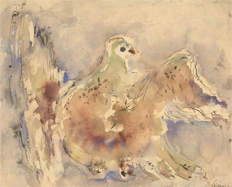 Walter Hoefner - Walter Hoefner (1903-1968) - 1935 Watercolour, Wings ...