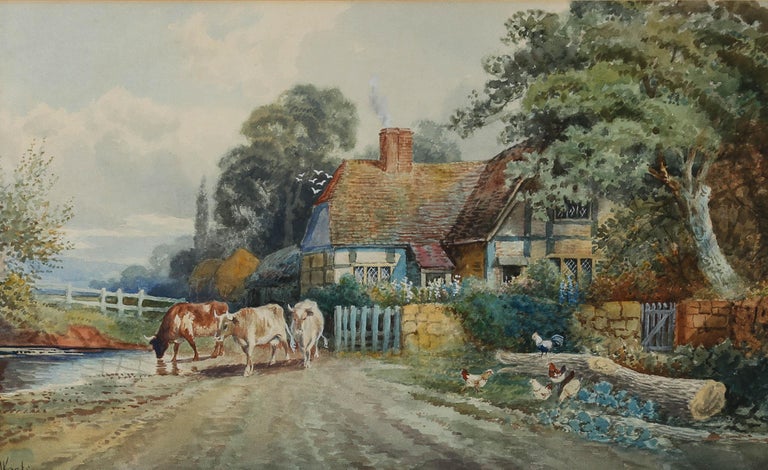 C.J. Keats - C.J. Keats - Signed Early 20th Century Watercolour, The ...