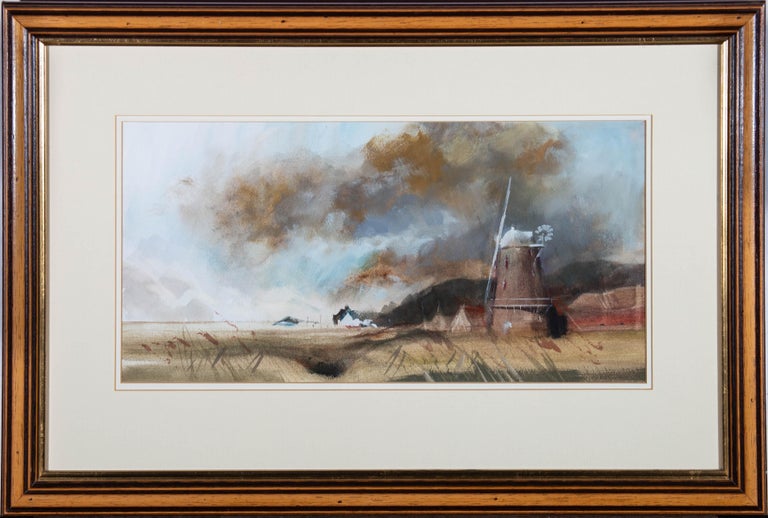 John Scarland - John Scarland (b.1947) - 1991 Watercolour, The Windmill ...