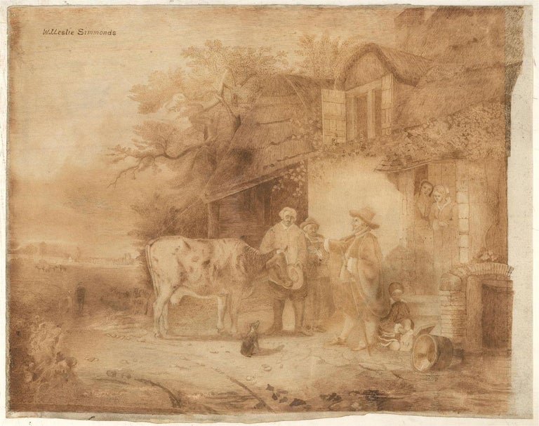 W.J. Leslie Simmonds - W.J. Leslie Simmonds - 19th Century Pen and Ink ...