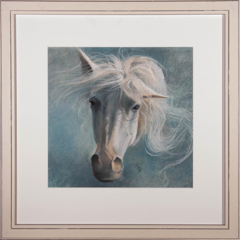 Rachel Baker - Rachel Baker - Contemporary Pastel, Ghostly Horse For ...