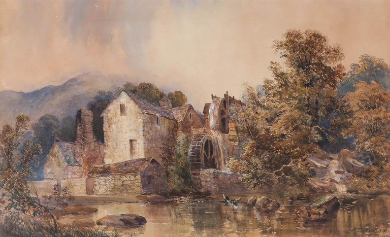 William Thornton - William Thornton - 19th Century Watercolour ...