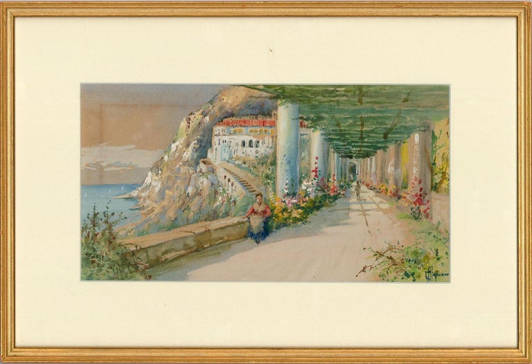 Michele Capuano - Michele Capuano - Early 20th Century Watercolour ...
