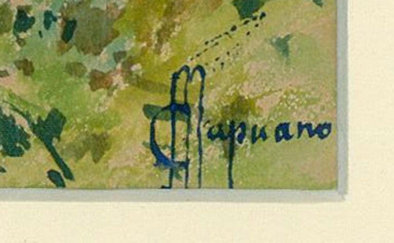 Michele Capuano - Michele Capuano - Early 20th Century Watercolour ...