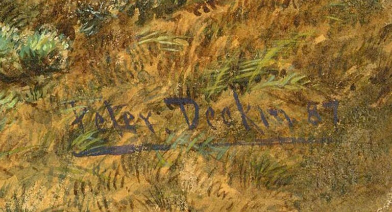 Peter Deakin - Peter Deakin (1830-1899) - 1887 Watercolour, Beautiful ...