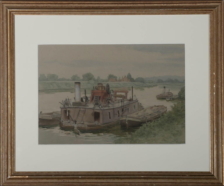 Edward Ridley - Edward Ridley (1883-1946) - Framed 1921 Watercolour ...