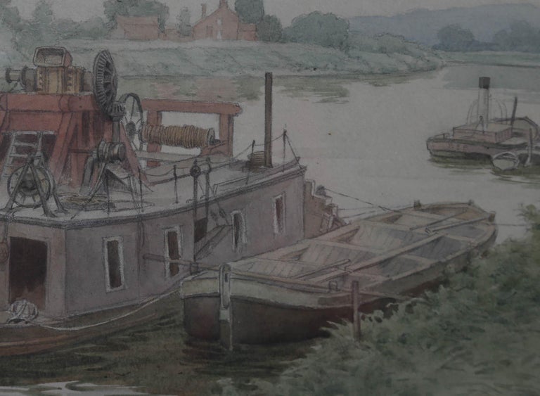 Edward Ridley - Edward Ridley (1883-1946) - Framed 1921 Watercolour ...