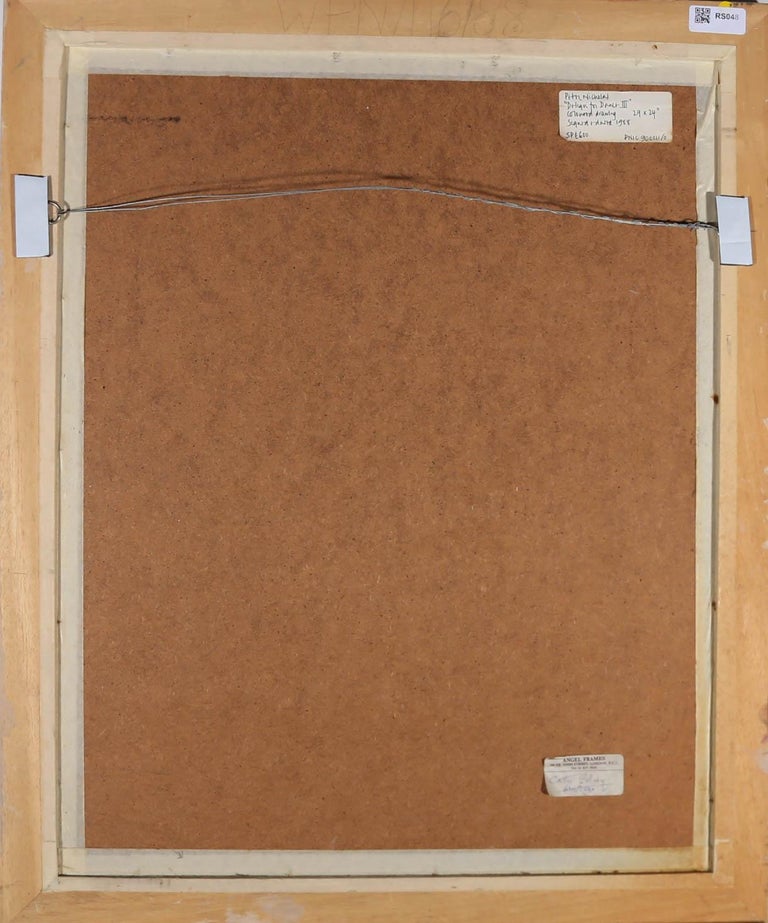 Peter Nicholas - Peter Nicholas (1934-2015) - 1988 Charcoal Drawing ...