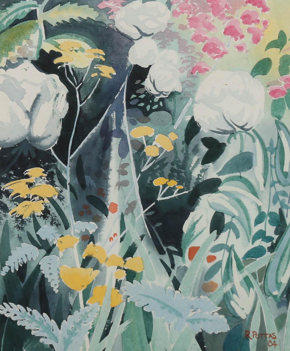 Richard Pottas - Richard Pottas (b.1951) - Framed 1984 Watercolour ...