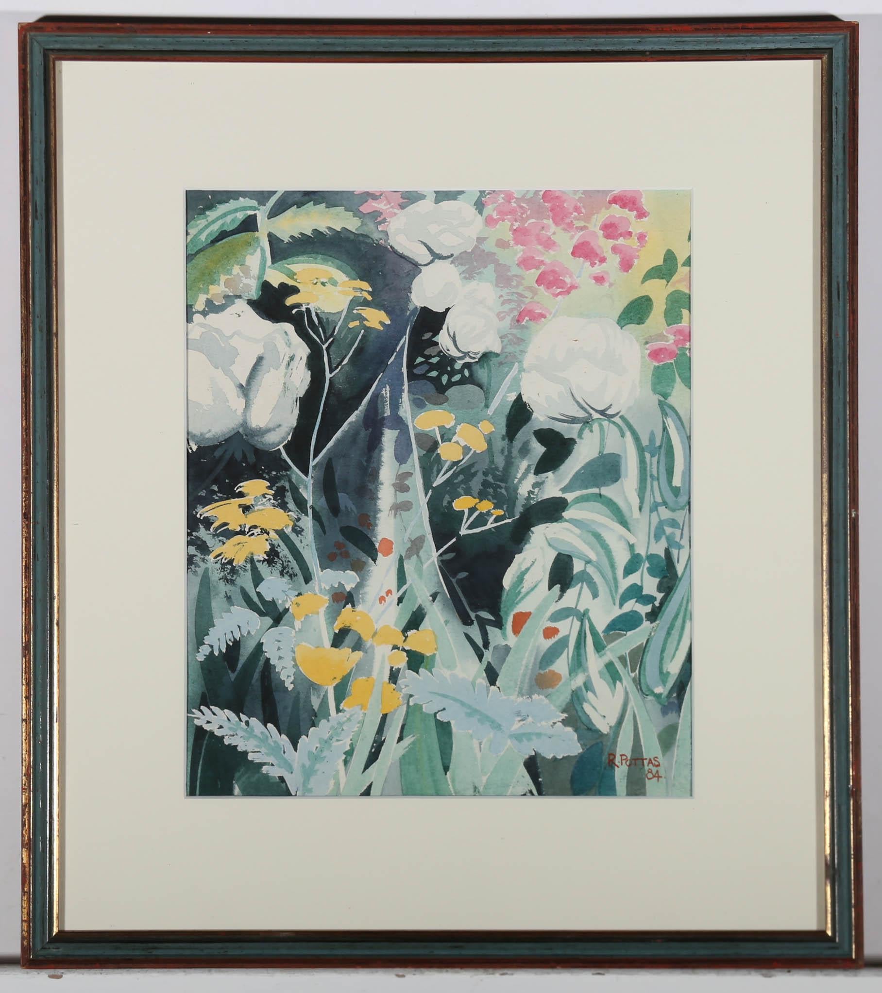 Richard Pottas - Richard Pottas (b.1951) - Framed 1984 Watercolour ...