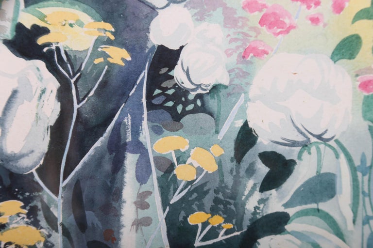 Richard Pottas - Richard Pottas (b.1951) - Framed 1984 Watercolour ...