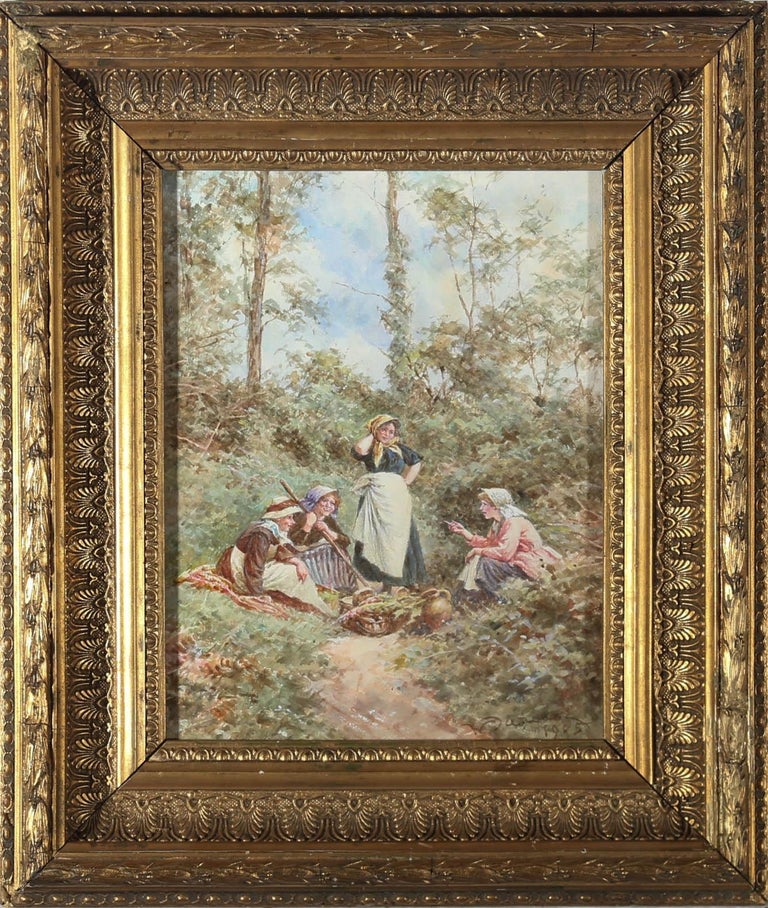 Walter Duncan - Walter Duncan (1848-1932) - Framed 1905 Watercolour ...