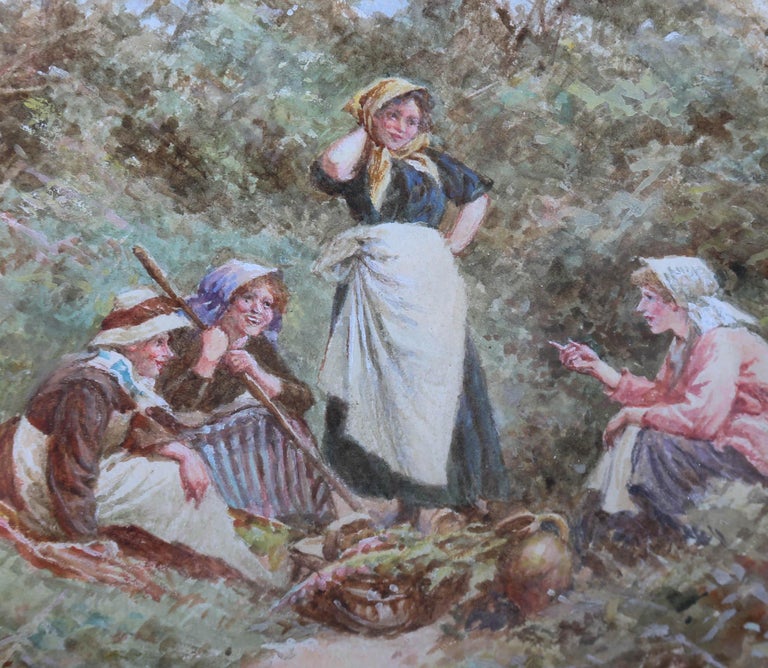 Walter Duncan - Walter Duncan (1848-1932) - Framed 1905 Watercolour ...