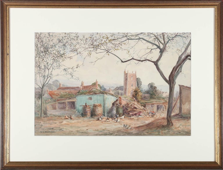 W. A. Sheldon - W. A. Sheldon - 19th Century Watercolour, A Morning's ...
