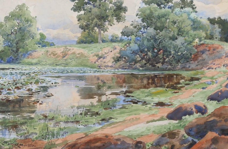 Louis Fairfax Muckley - Louis Fairfax Muckley (1862-1926) - Framed 1905 ...