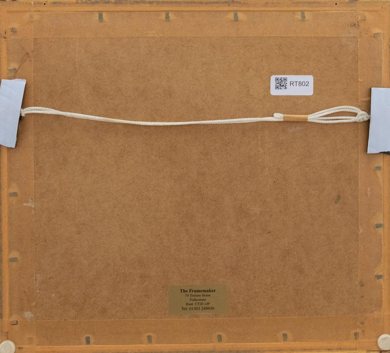 Unknown - Framed 1939 Charcoal Drawing - Parisian Street For Sale at ...