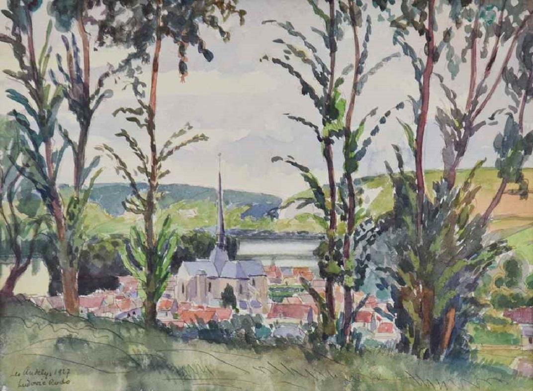 Ludovic-Rodo Pissarro - Les Andelys de Ludovic-Rodo Pissarro - Pintura ...