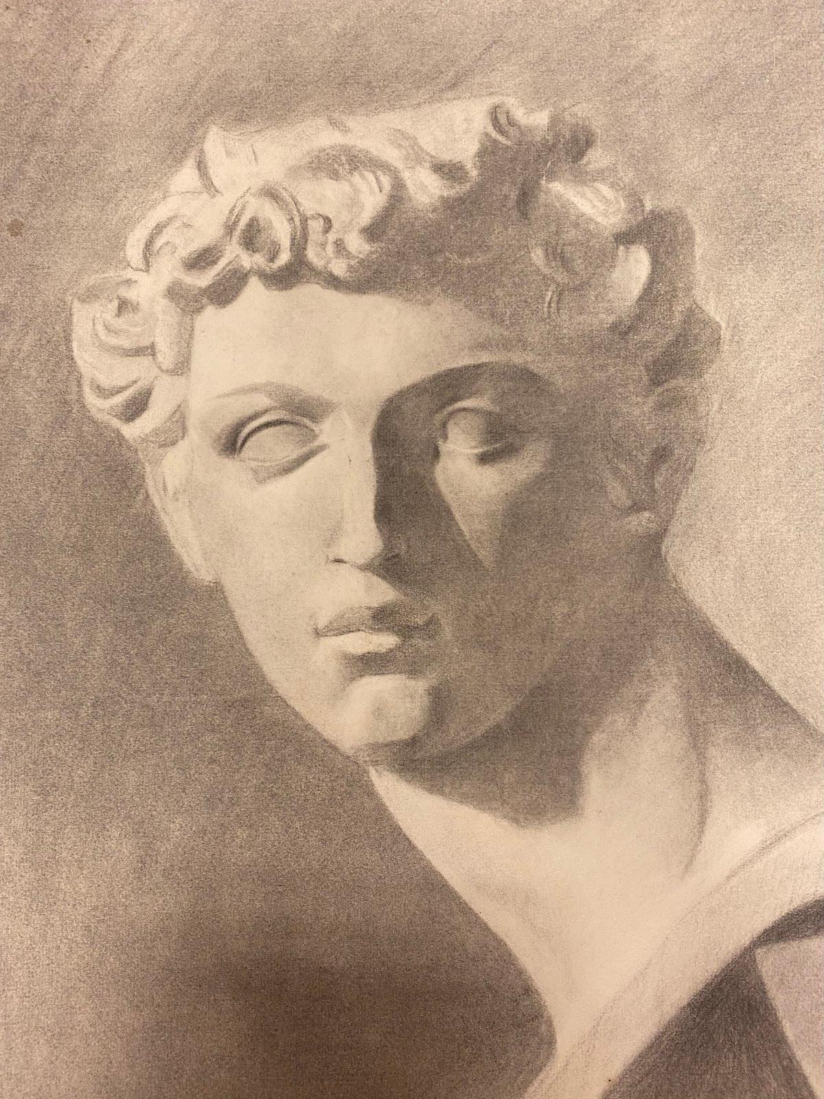 Jeanne Nachat - 1900s Original French Atelier Life Drawing, The ...