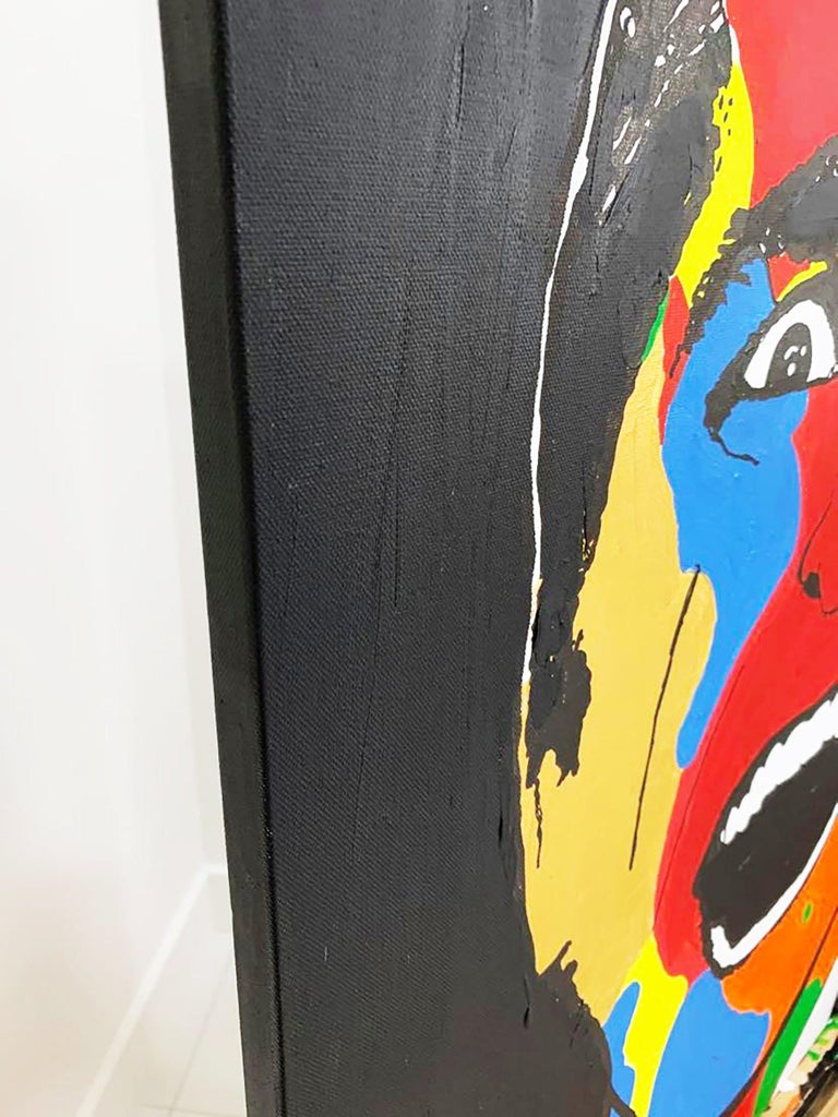 Philippe Colpaert (Le Closier) - AMERICAN PSYCHO, Painting, Acrylic on ...