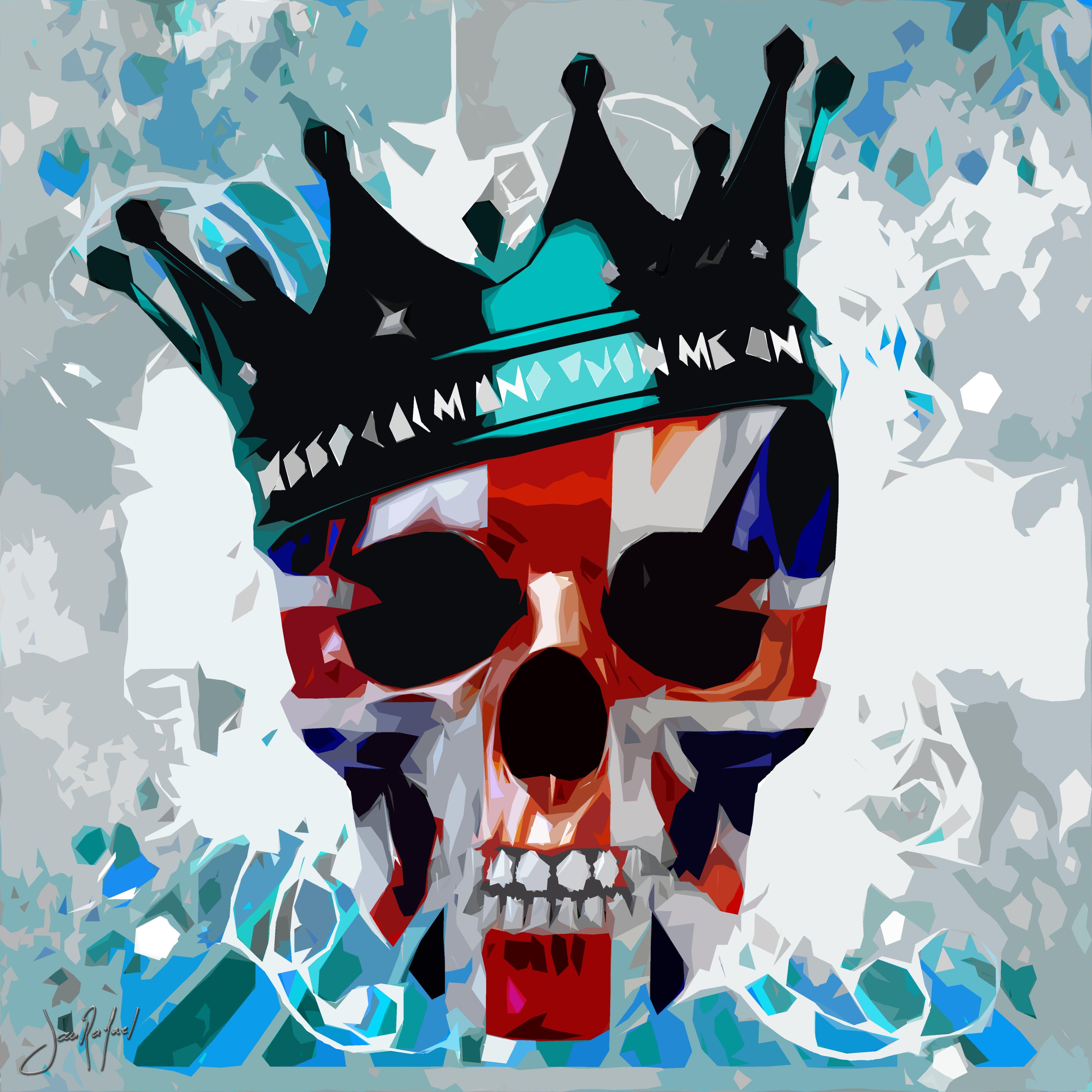 Jan Rafael - Fistart, Digital on Glass For Sale at 1stDibs