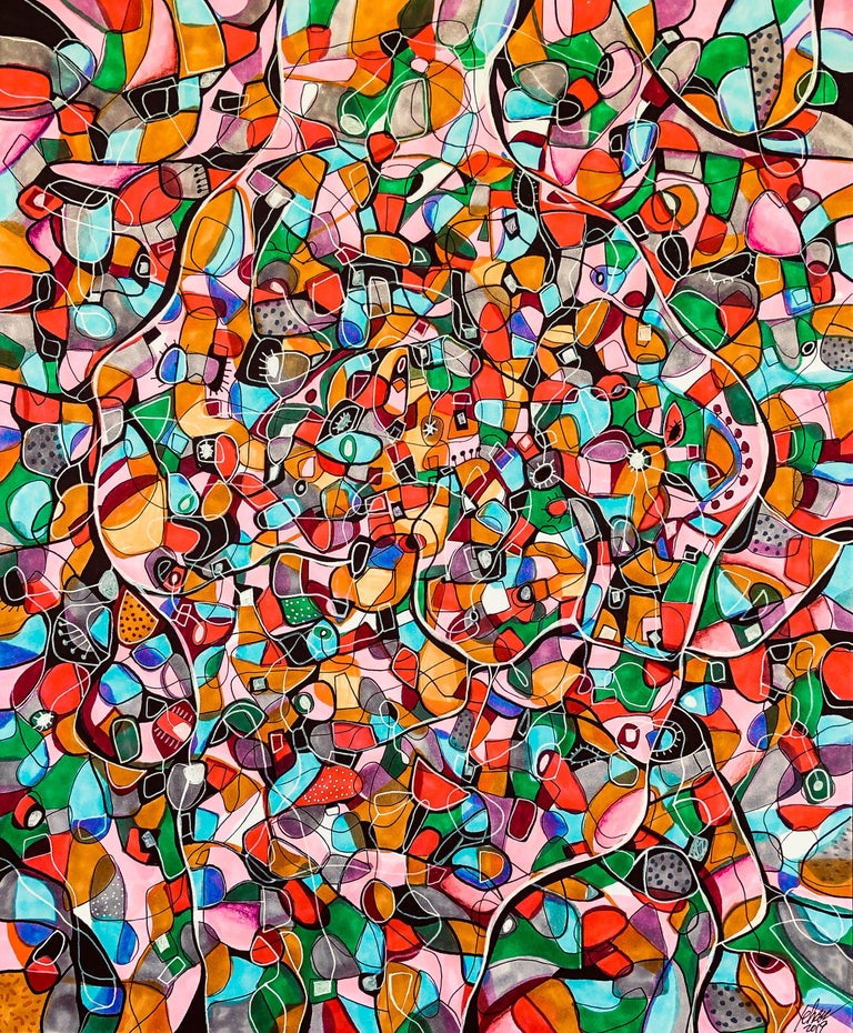 Yehan Wang - M-0048, Drawing, Pen and Ink on Paper For Sale at 1stDibs