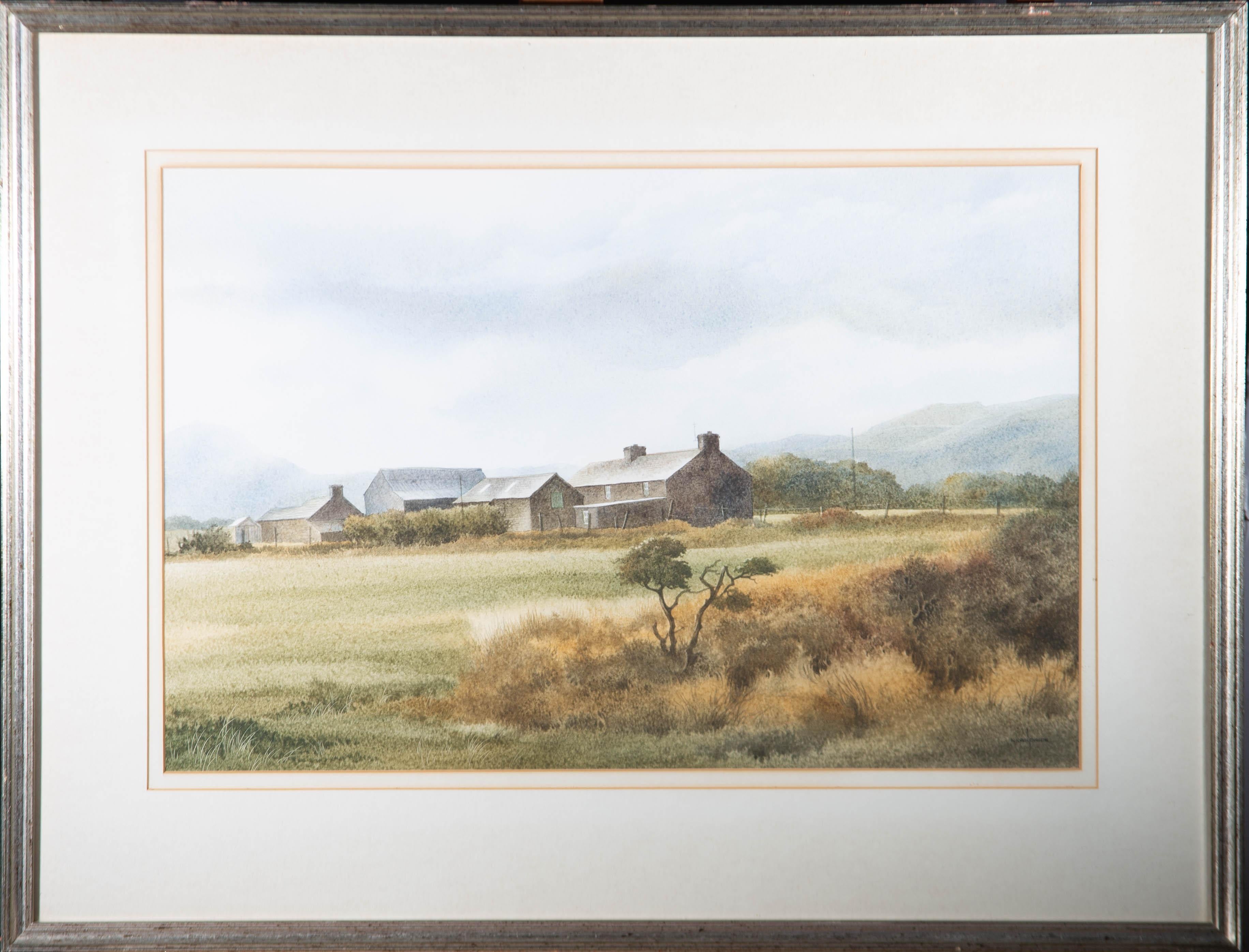 Unknown - Nigel Price (b.1933) - 20th Century Watercolour, Farm at ...