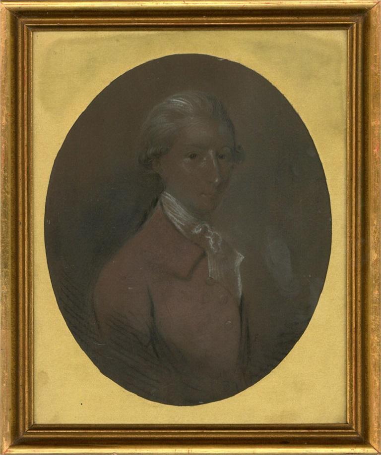 Unknown - 18th Century Chalk Pastel - Portrait of Henry Snaith Trower ...