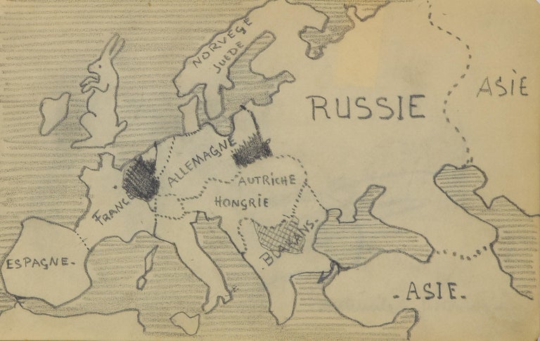 Paulémile Pissarro - Carte de l'Europe by Paulémile Pissarro, 1972 ...