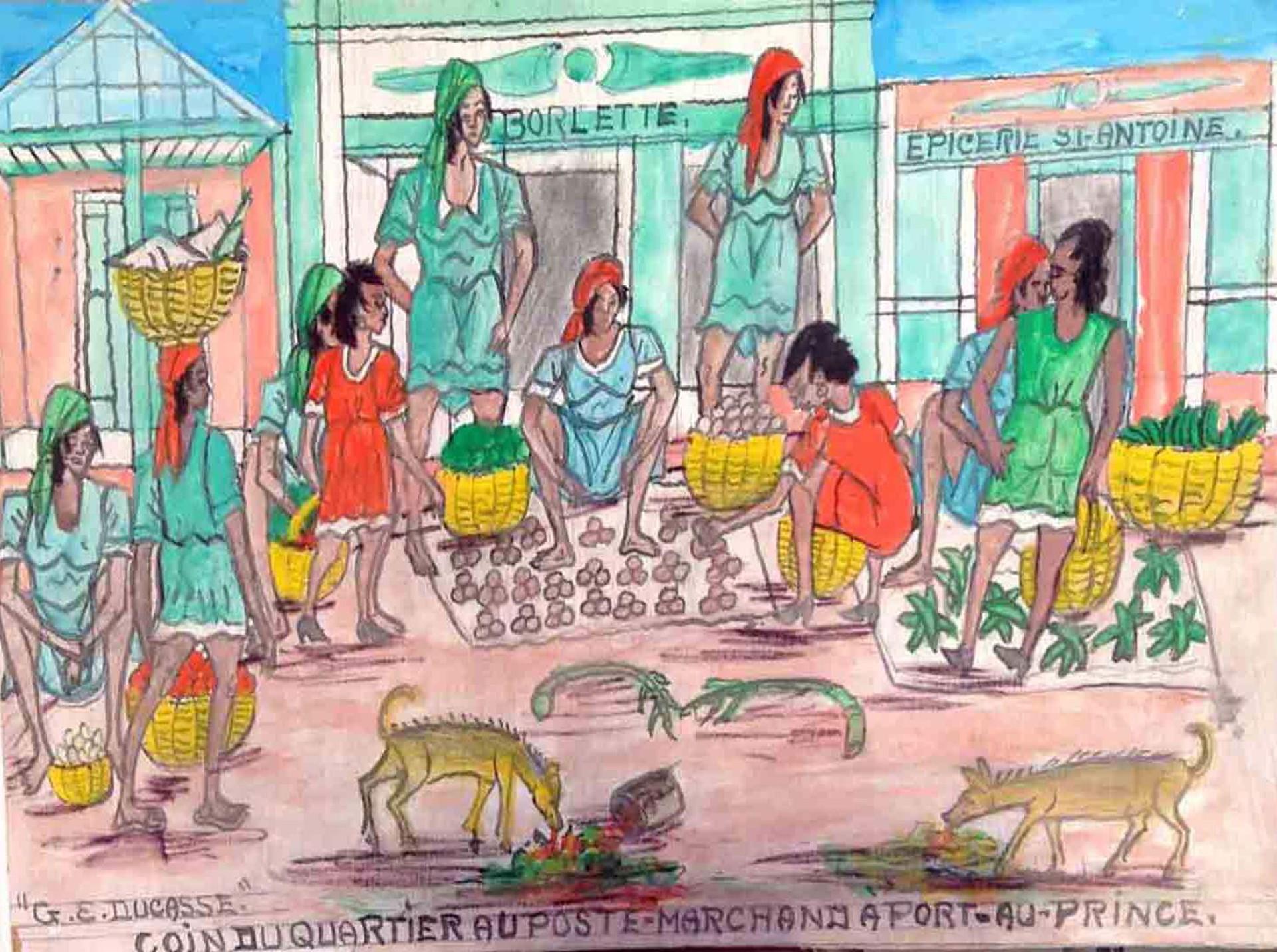 Gervais Emmanuel Ducasse - Coin Du Quartier Au Port-Marchand A Port-au ...