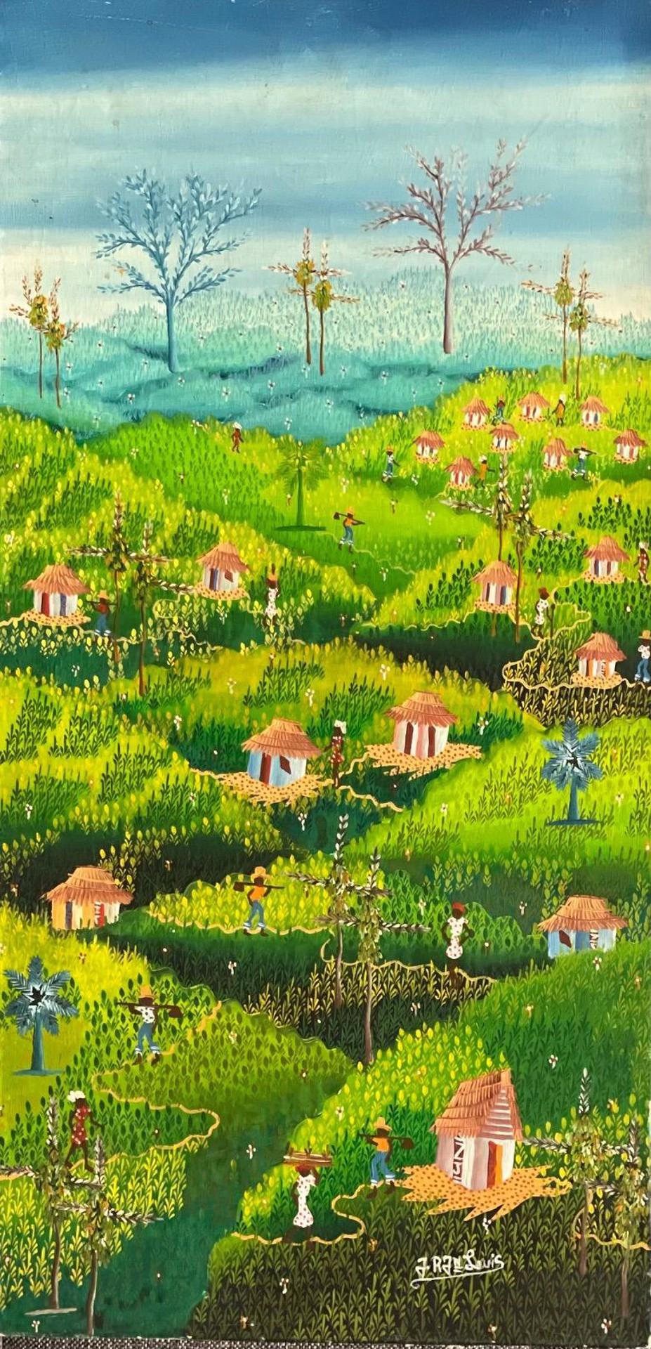 Village Scene Art - 1,767 For Sale on 1stDibs | village scene art ...