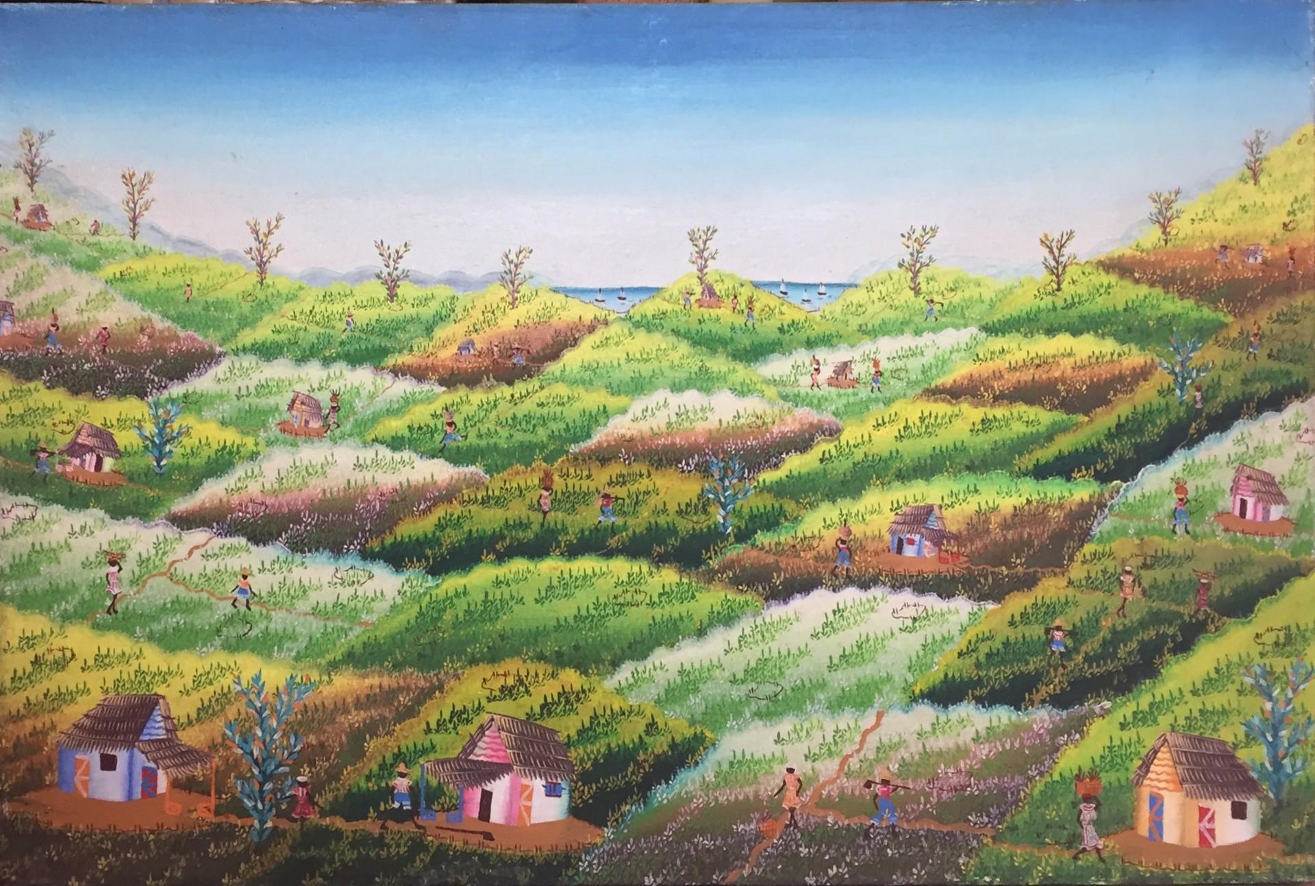 Jean Louis (Haitian) - Landscape #107MFN For Sale at 1stDibs