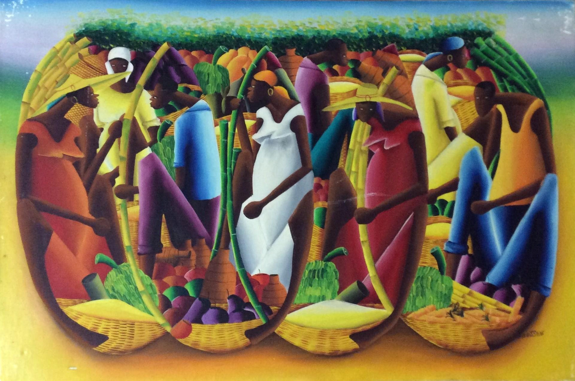 Jacques Louissaint - Merchants #6-2-95MFN For Sale at 1stDibs