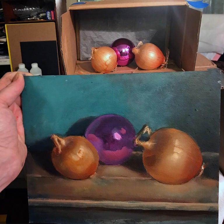 Nancy Bea Miller - Onions and Ornament For Sale at 1stDibs