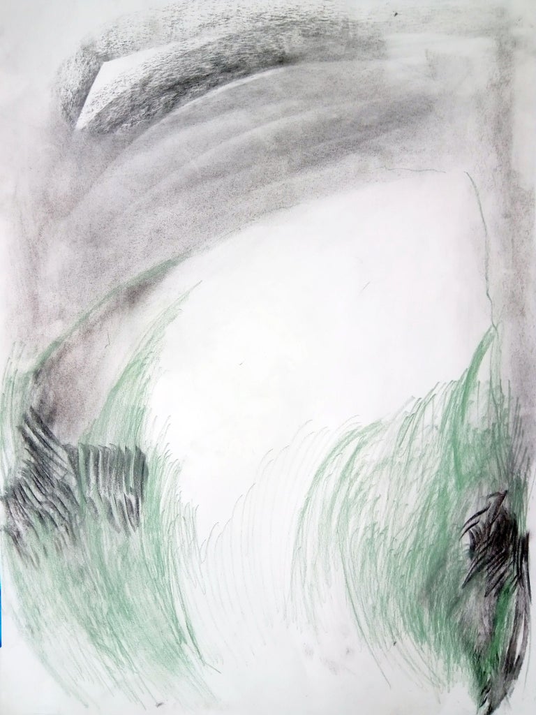 Gugi Goo - C memory II, Drawing, Charcoal on Paper For Sale at 1stDibs