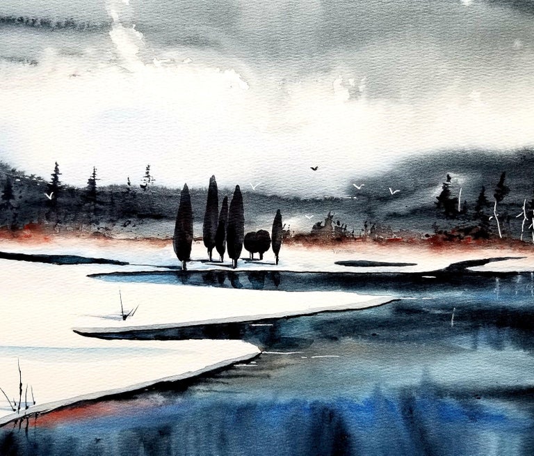 Jim Lagasse - Dream World, Painting, Watercolour on Watercolour Paper ...