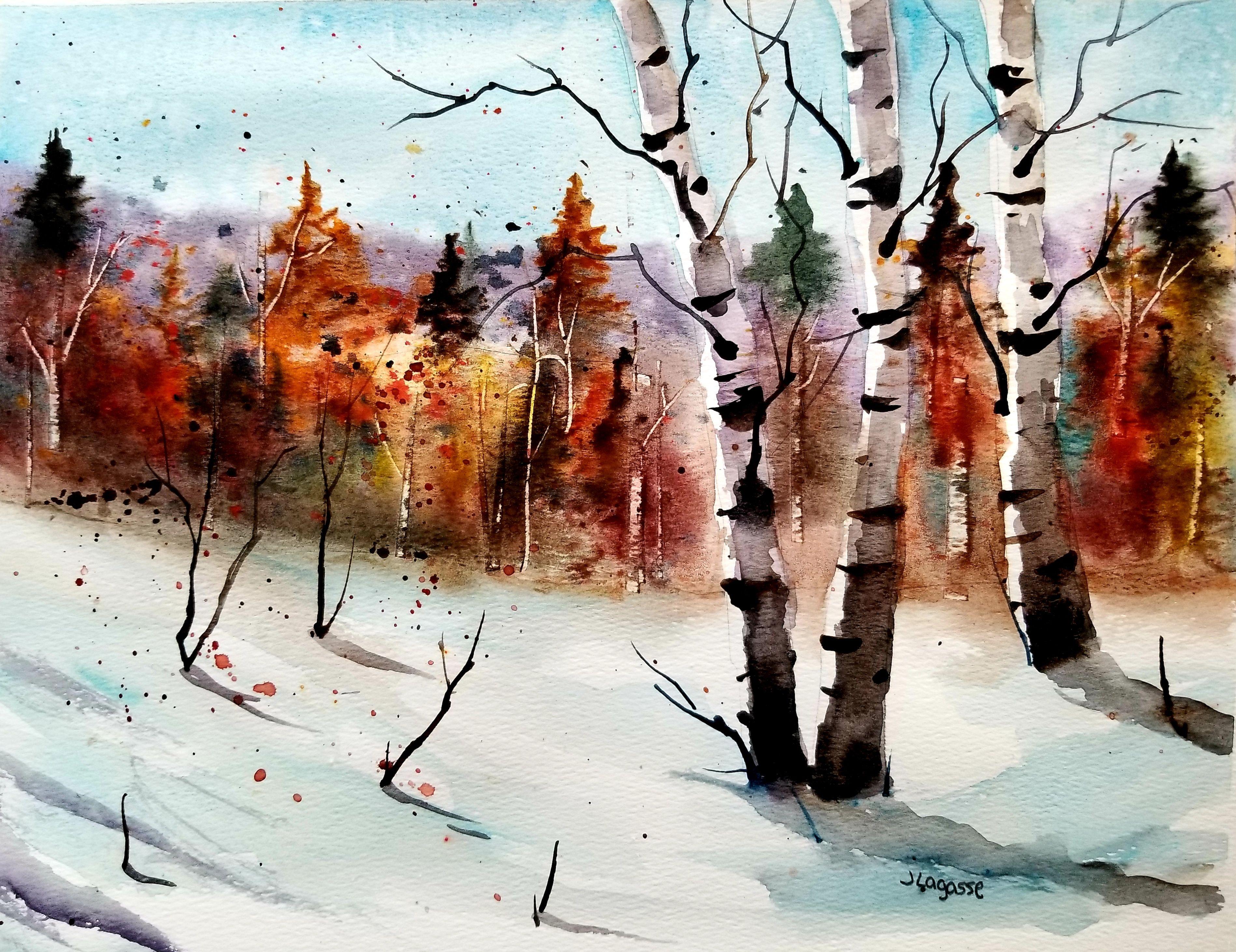 Jim Lagasse - Maine Lighthouse, Painting, Watercolor on Watercolor ...