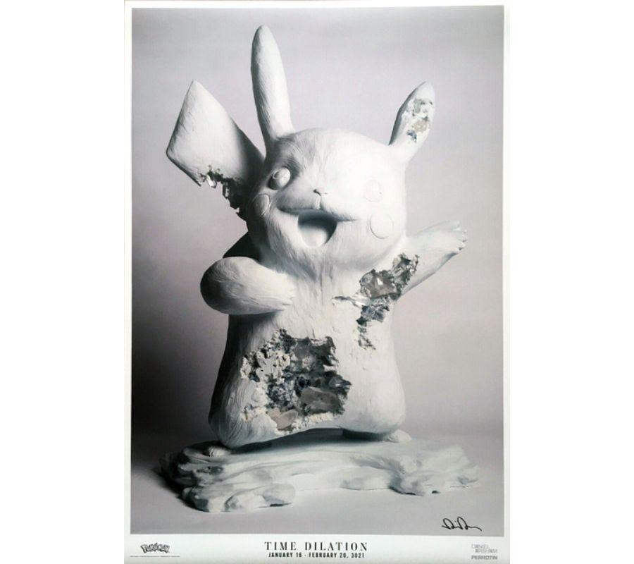 Daniel Arsham - Pokemon Crystalized Pikachu poster (SIGNED) For Sale at ...