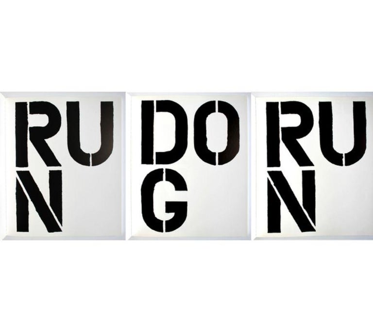 Christopher Wool - RUN DOG RUN For Sale at 1stDibs