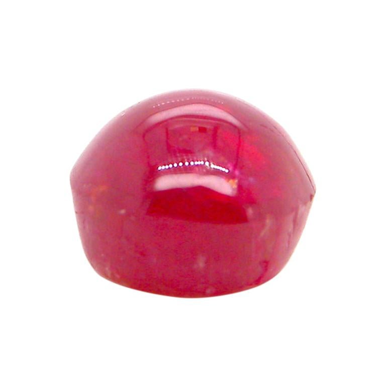 2.27 Carat Natural Burma No Heat Vivid Red Ruby Cabochon For Sale at ...