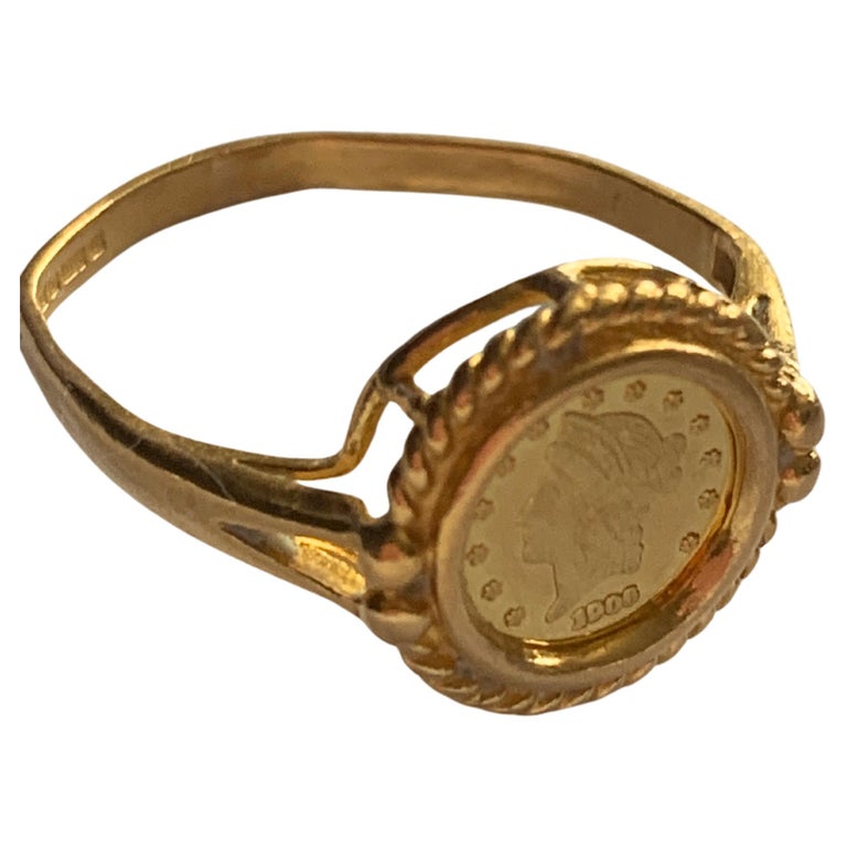 22ct 916 Gold Ring Fully Hallmarked, 1988 For Sale at 1stDibs