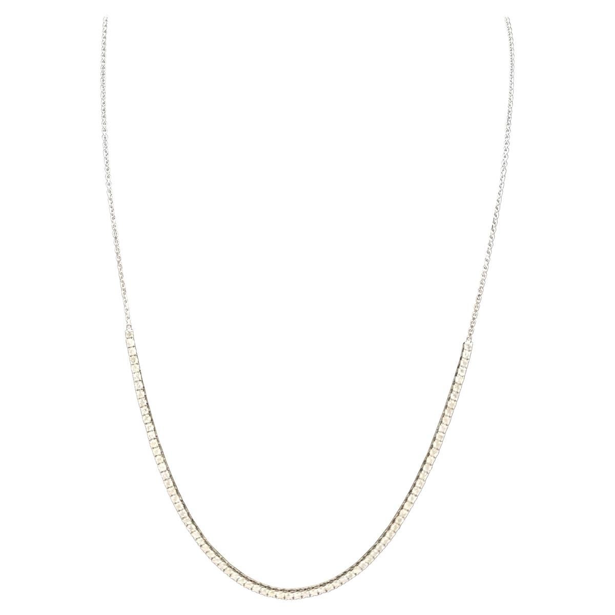 14 Karat Gold Necklace .30 Carat One Round Topaz 3.31 Grams Chain For ...