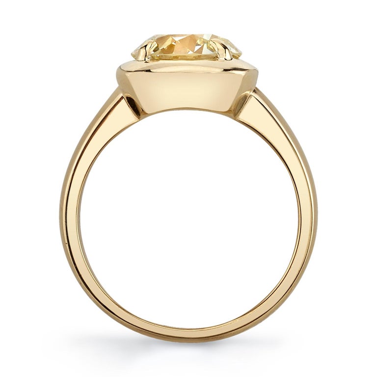 Handcrafted Cori Old European Cut Diamond Ring by Single Stone at 1stDibs